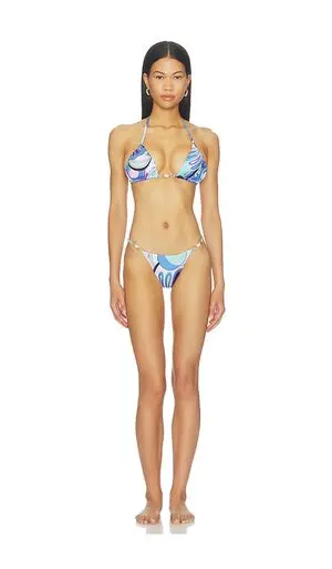 CAPITTANA Eve Bikini Bottom In Blue