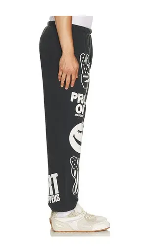 MadeWorn Art Happens P.e. Sweatpants In Black