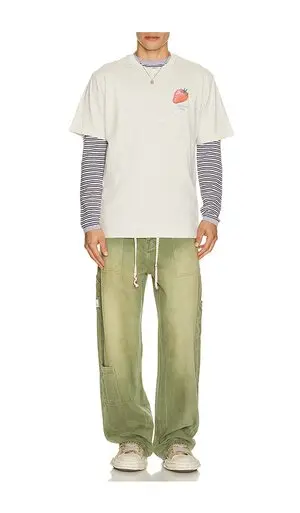 THISISNEVERTHAT Strawberry Tee In Light Grey
