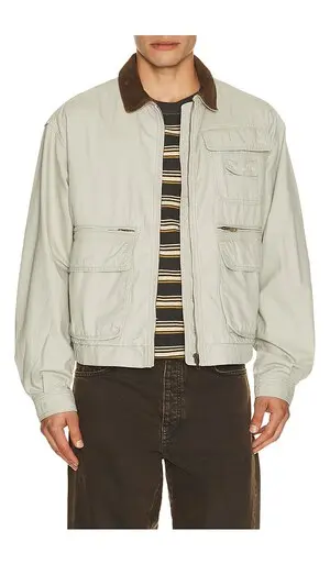 THISISNEVERTHAT Utility Field Jacket In Light Grey