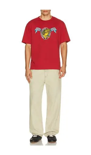 Kenzo Jumping Tiger Classic T-shirt In Red
