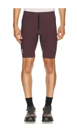 On Zero Half Tights In Purple - Urchin
