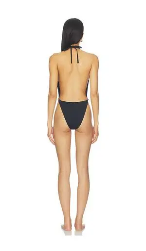 Versace Lycra Vita Recycled Passante Medusa One Piece Swimsuit