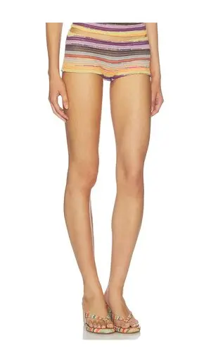 JADED LONDON Cata Stripe Mini Shorts