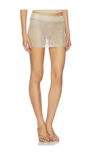 Lioness Metallic Mini Skirt