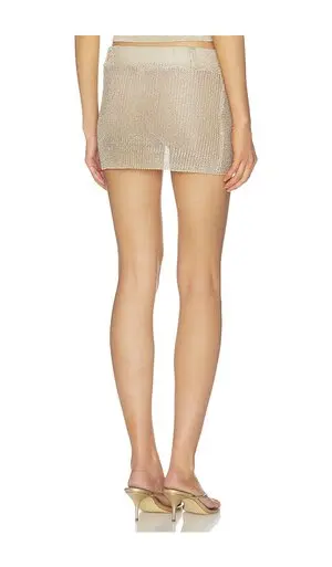Lioness Metallic Mini Skirt