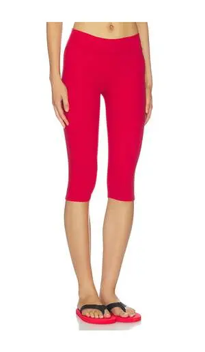 437 The Capri Legging In Red