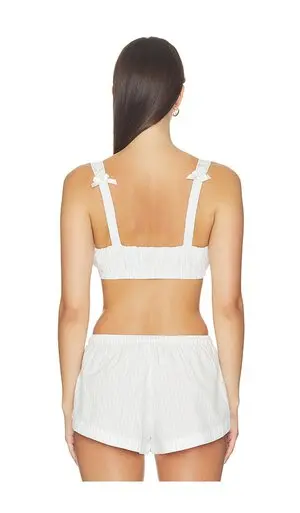 For Love & Lemons Trixie Bralette In White