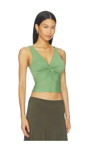 Free People Twist Front Cami - Jade