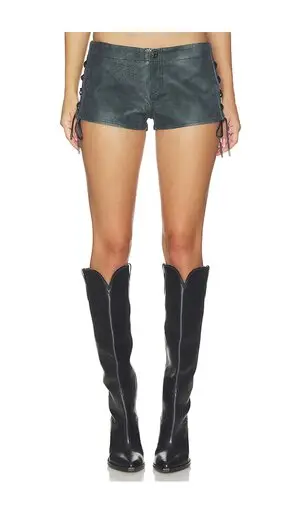 Free People Sun Siren Suede Mirco Short