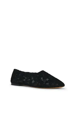 ODISSI Aicha Ballet Flats - Black