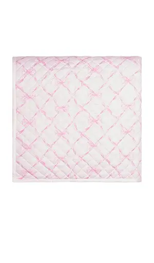 LoveShackFancy Sweetheart Quilt Throw Full/queen In Pink