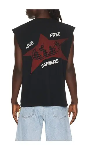 BARRIERS WORLDWIDE Fist Sleeveless Tee