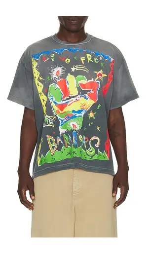 BARRIERS WORLDWIDE Voodoo Tee - Charcoal