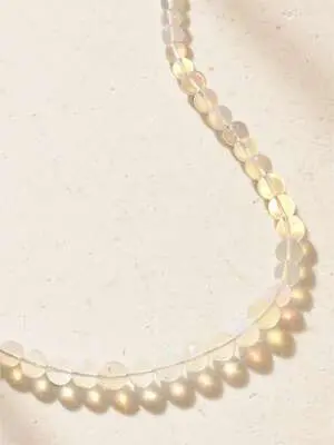 Jia Jia 14-karat Gold Opal Necklace