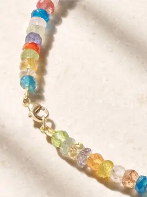 Jia Jia 14-karat Gold -stone Necklace
