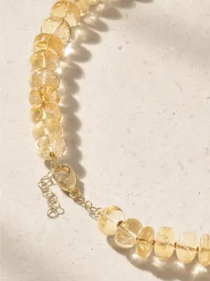 Jia Jia 14 Karat Gold Citrine Necklace