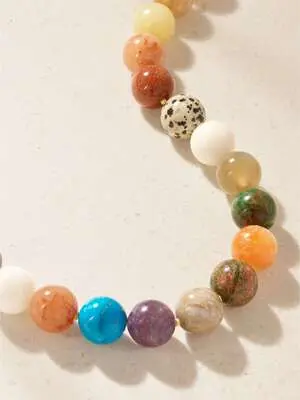 Jia Jia 14-karat Gold And Gemstone Beaded Necklace