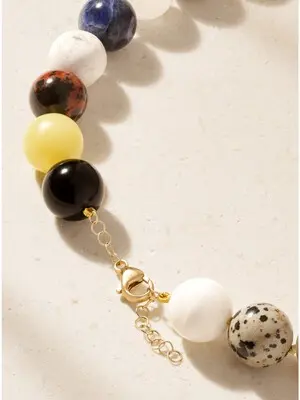 Jia Jia 14k Gold -stone Beaded Necklace