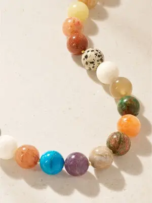 Jia Jia 14k Gold -stone Beaded Necklace