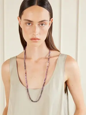 Jia Jia Double Strand Ruby Necklace