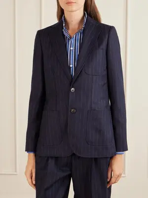 Polo Ralph Lauren Pinstriped Wool Blazer