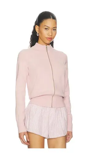 With Jéan Penelope Zip-up Sweater