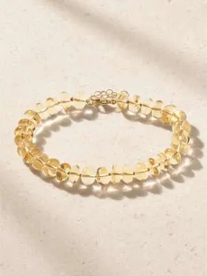 Jia Jia 14-karat Gold Citrine Bracelet - Yellow