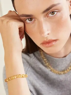 Jia Jia 14-karat Gold Citrine Beaded Bracelet