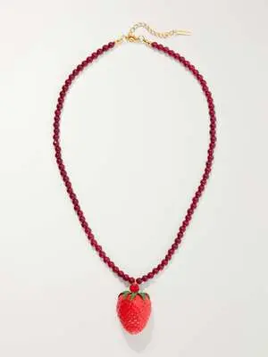 JENNIFER BEHR Fragola Necklace - Red