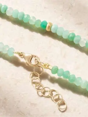 Jia Jia 14-karat Gold Chrysoprase Bracelet