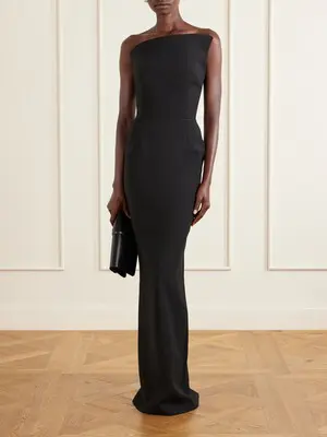 ILKYAZ OZEL Fuji Crepe Column Gown