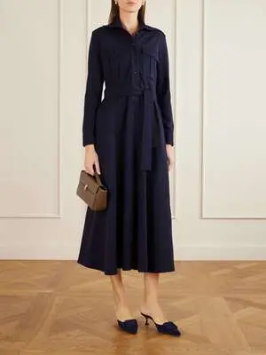 Giuliva Heritage The Dora Wool-jersey Midi Dress