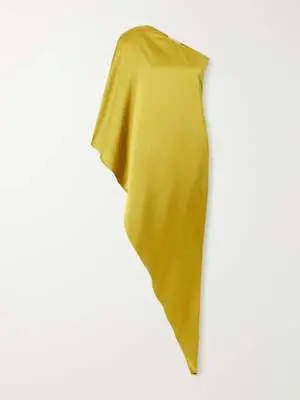 ILKYAZ OZEL Angelica One-shoulder Satin Blouse