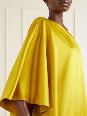 ILKYAZ OZEL Angelica One-shoulder Satin Blouse