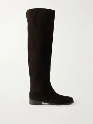 GIANVITO ROSSI Suede Over-the-knee Boots - Brown