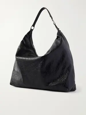 Balenciaga Le City Embellished Leather Shoulder Bag