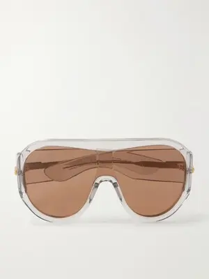 Bottega Veneta Shield Mask-frame Sunglasses