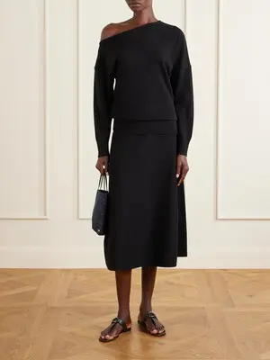 Arch4 Wiki Off-the-shoulder Cashmere Sweater