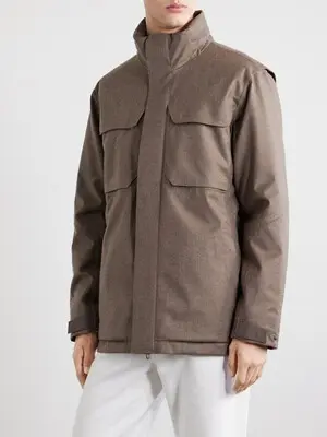 Sease Padded Wool And Cashmere-blend Jacket