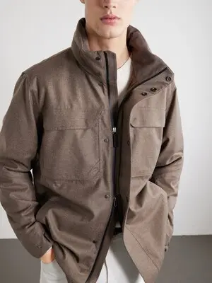 Sease Padded Wool And Cashmere-blend Jacket