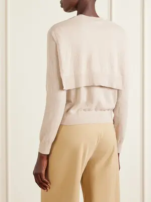 Arch4 Eldergrrove Cashmere Sweater With Tie Detail - Neutrals