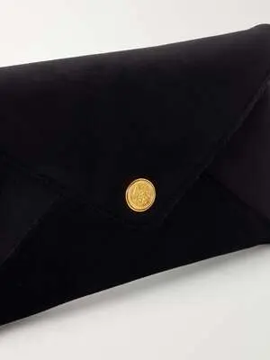 Altuzarra Envelope Velvet Clutch