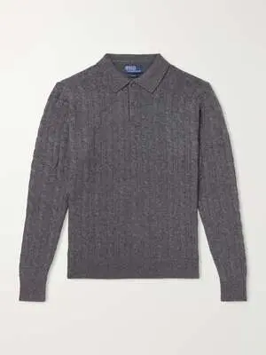 Polo Ralph Lauren Cable-knit Cashmere Sweater - Gray