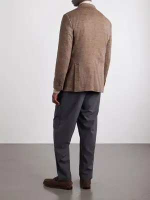 Polo Ralph Lauren Double-breasted Prince Of Wales Blazer