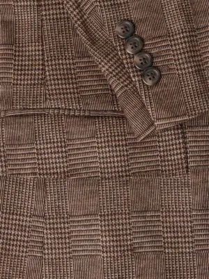 Polo Ralph Lauren Double-breasted Prince Of Wales Blazer