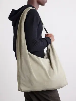 Rick Owens Gemini Suede Tote Bag - Neutrals