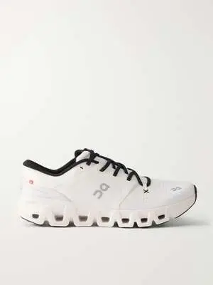 On Cloud X 5 Rubber-trimmed Mesh Slip- Sneakers - White