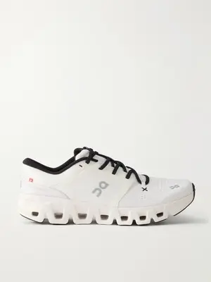 On X 5 Rubber-trimmed Mesh Sneakers