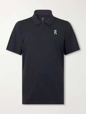 On Court Logo-printed Shell Polo Shirt